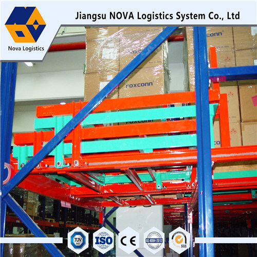 Heavy Duty Warehouse Storage Push Back Racking from China manufacturer ...