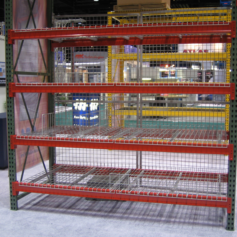 Heavy Duty Steel Pallet Rack With Wire Mesh Decking From China